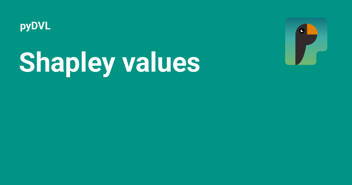 Shapley values - pyDVL
