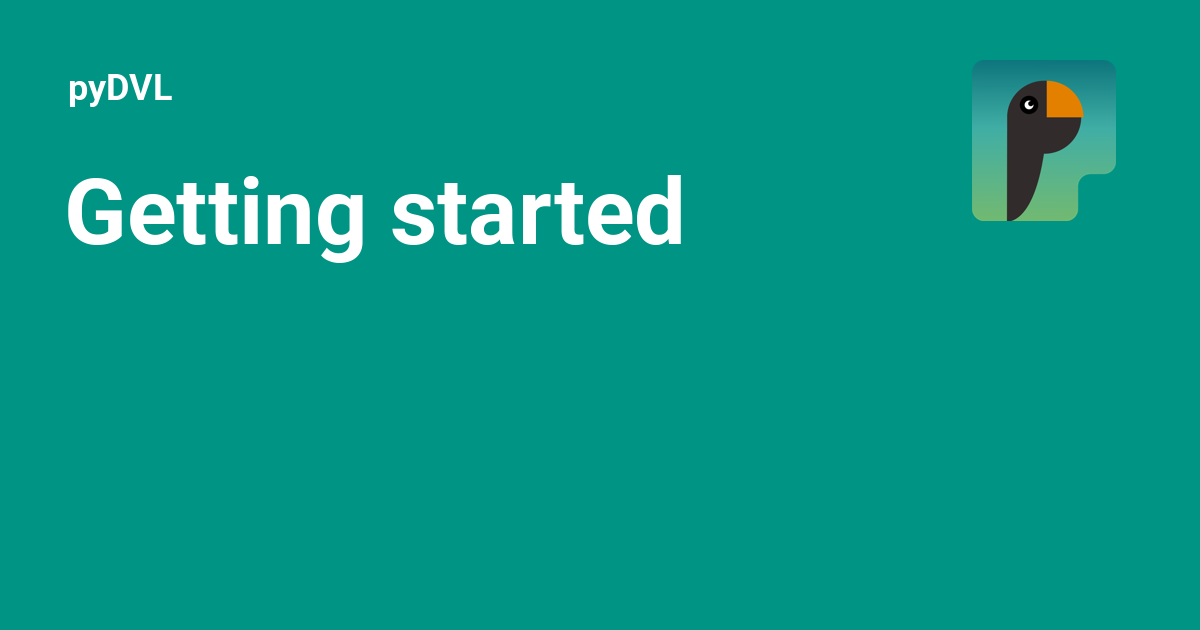 Getting started - pyDVL