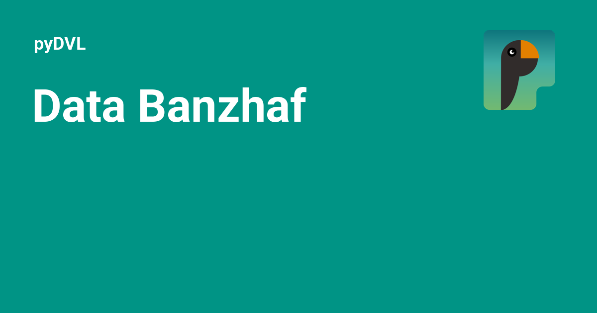 Data Banzhaf - pyDVL